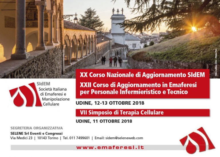 XX Corso Nazionale di Aggiornamento SIdEM – SIdEM